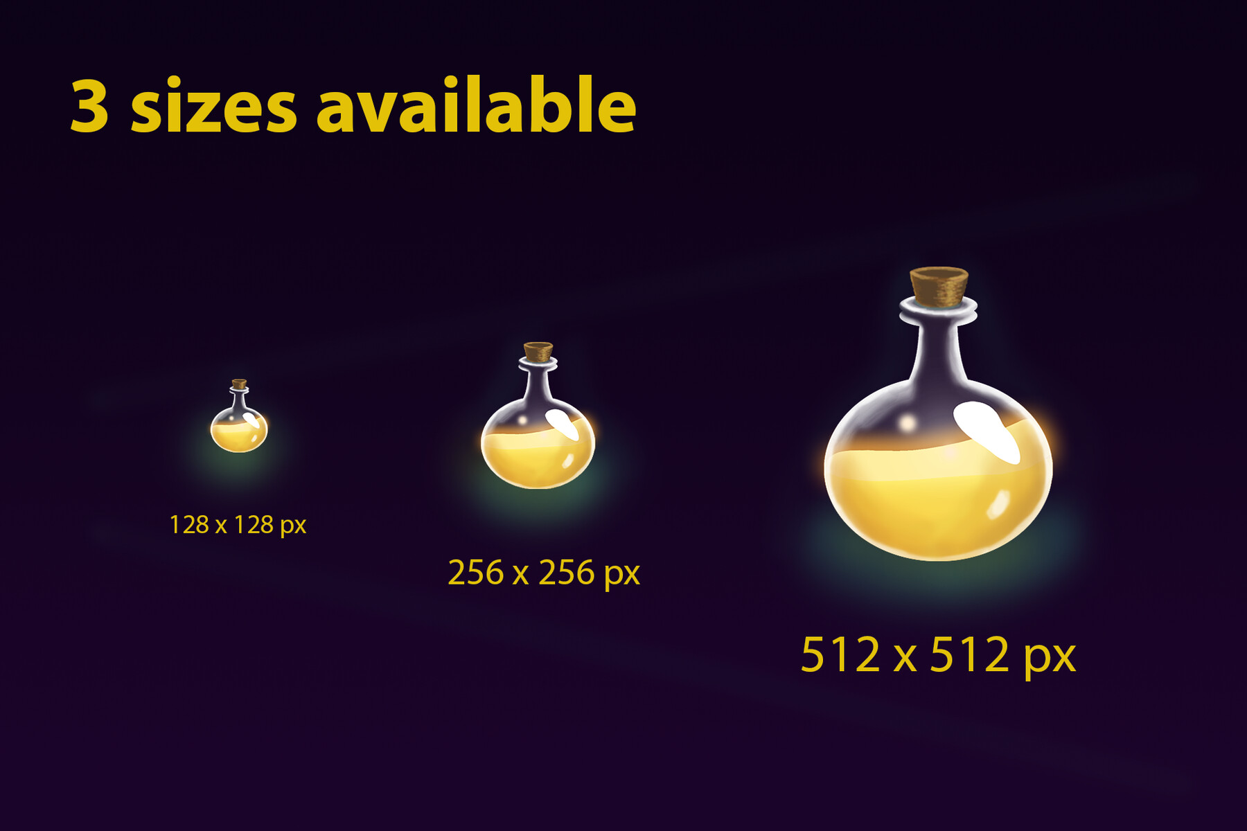 ArtStation - Magic Potions Set | Game Assets