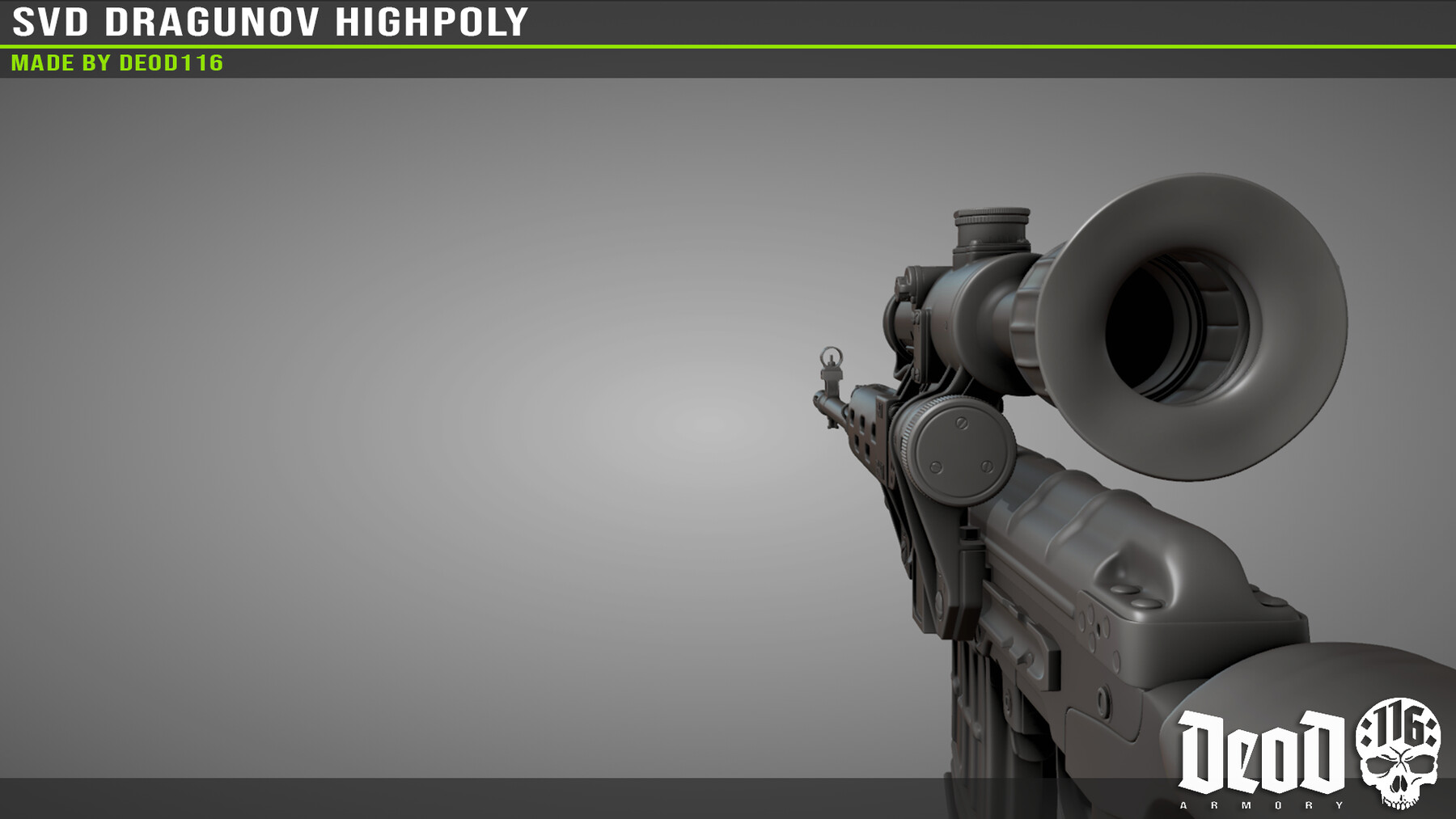 ArtStation - SVD Highpoly model | Resources