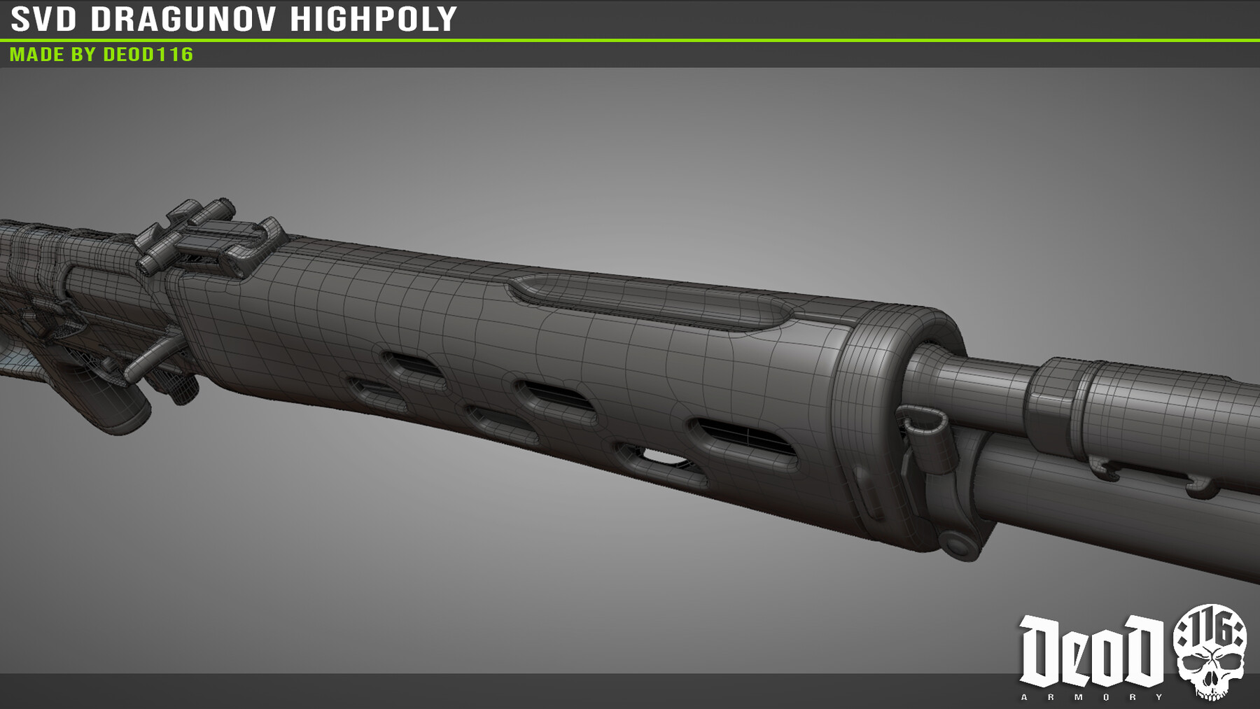 ArtStation - SVD Highpoly model | Resources