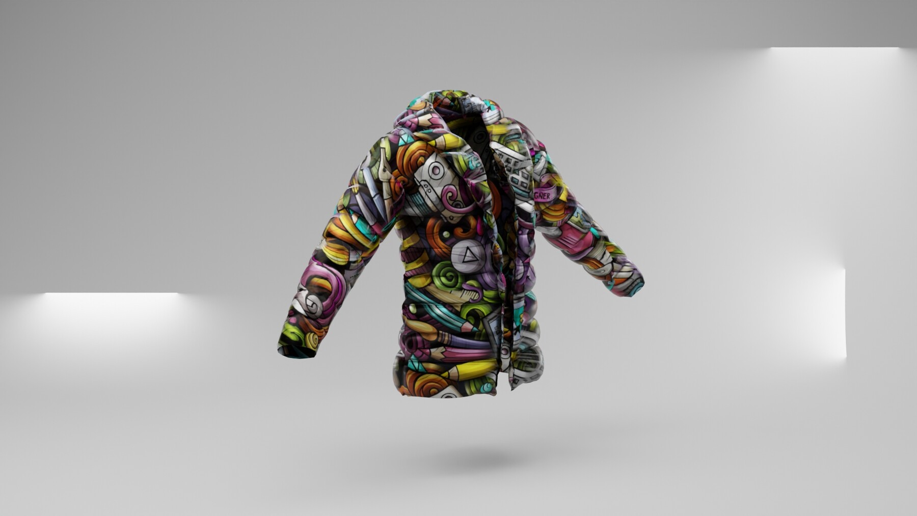 ArtStation - Graffiti Jacket | Game Assets