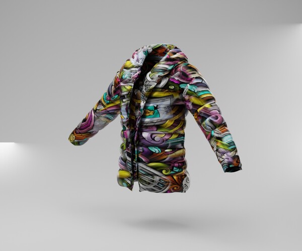 ArtStation - Graffiti Jacket | Game Assets