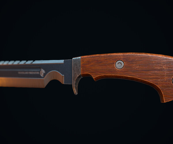ArtStation - Long Hunter Knife | Game Assets