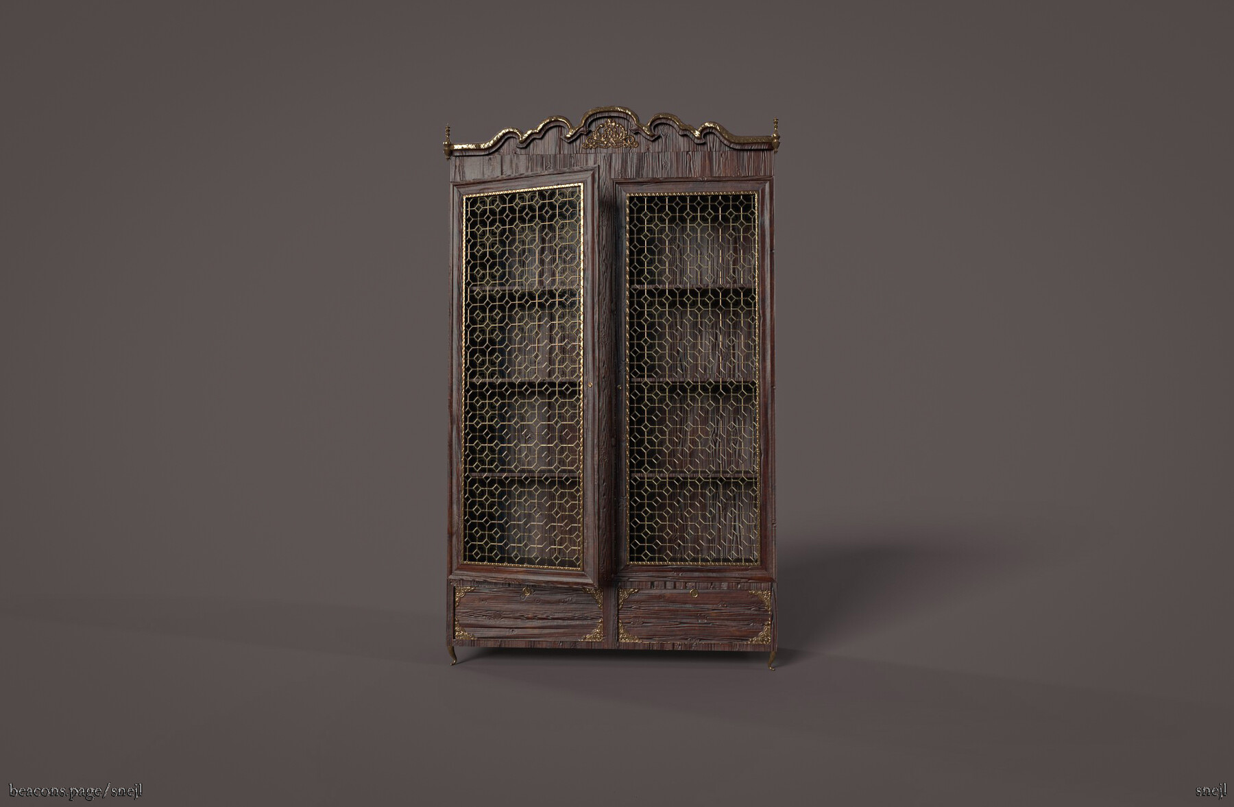 ArtStation - PBR game ready 3D model of cupboard | Game Assets