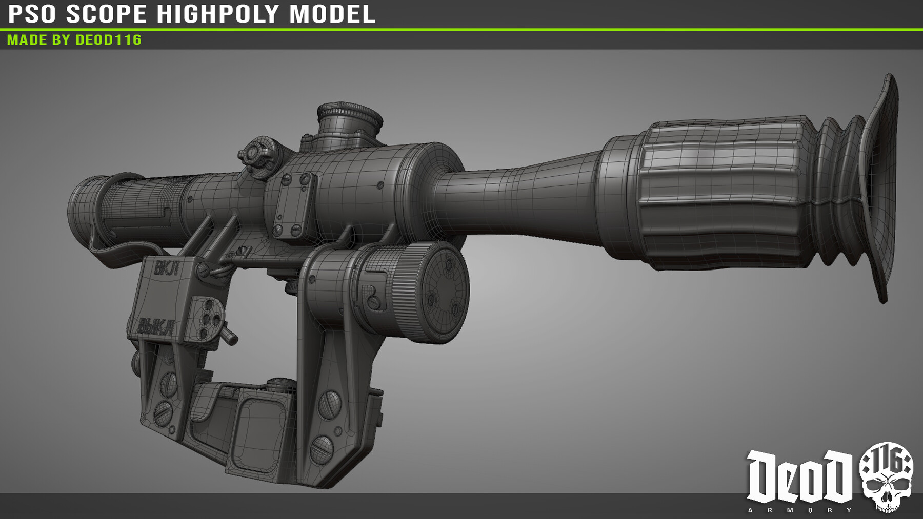 ArtStation - SVD PSO Scope FREE | Resources