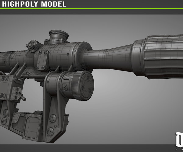 ArtStation - SVD PSO Scope FREE | Resources