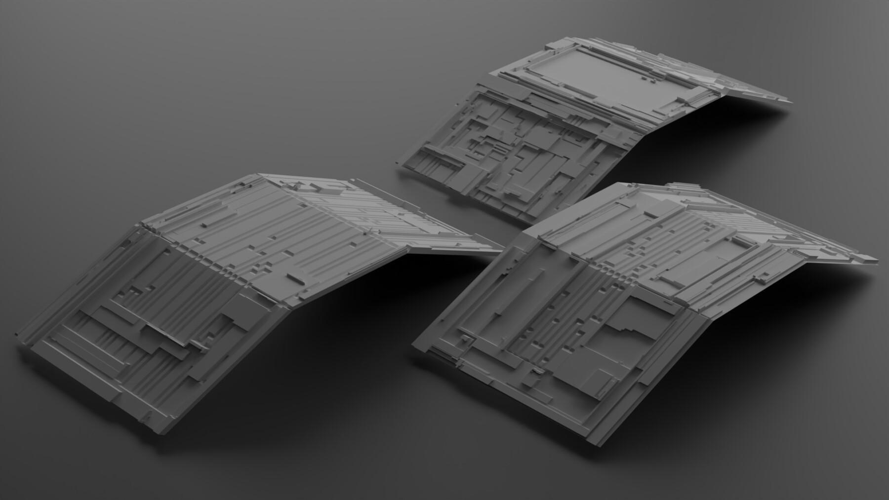 ArtStation - scifi wall | Resources