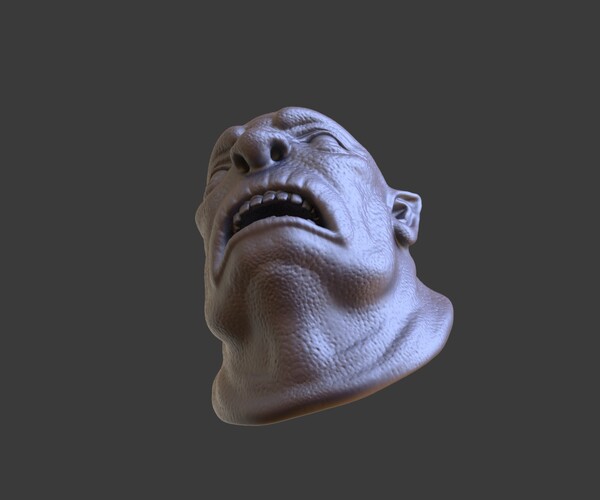 ArtStation - Head-F4_high poly sculpt | Resources