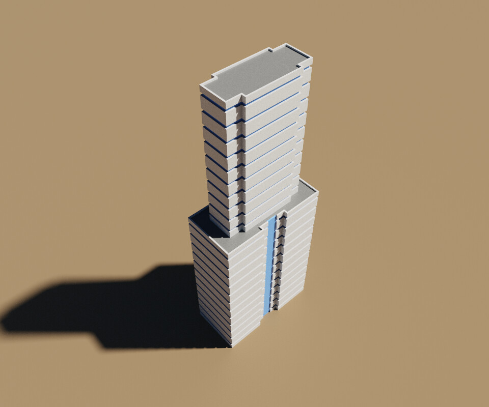 ArtStation - voxel city building | Game Assets