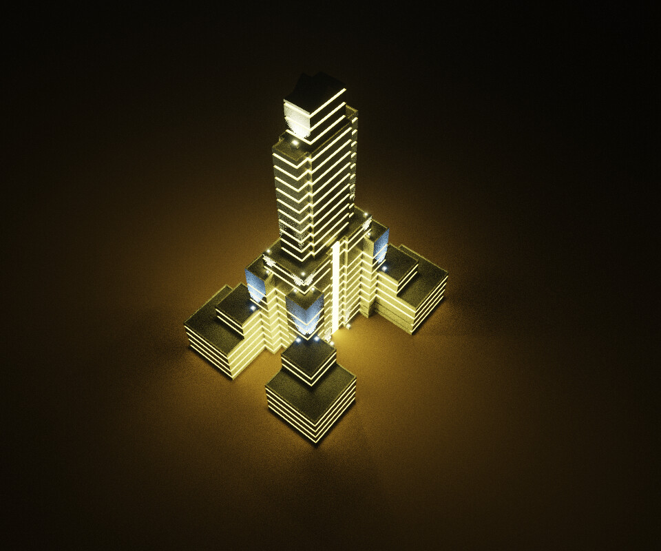ArtStation - voxel city building | Game Assets