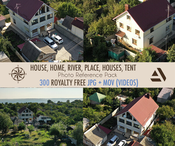 ArtStation - Photo Reference Pack:House, home, river, place, HOUSES ...
