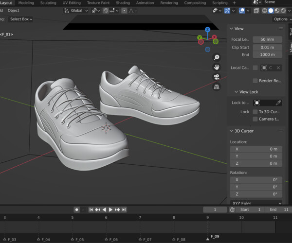 ArtStation - Shoes Free | Game Assets