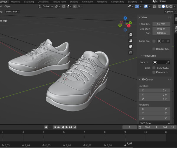 ArtStation - Shoes Free | Game Assets