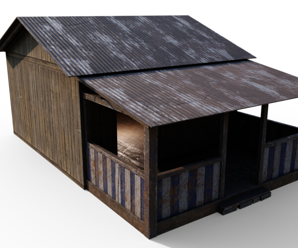 ArtStation - Wooden Shed | Game Assets