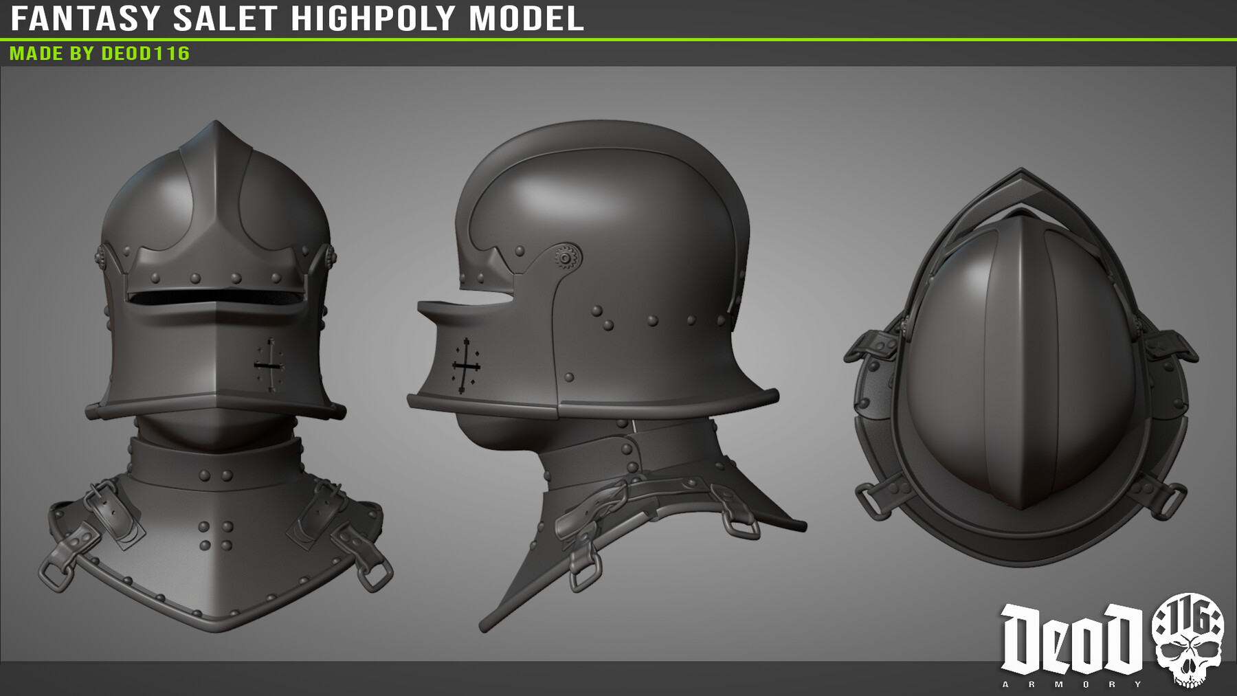 ArtStation - Fantasy Salet Highpoly model | Resources