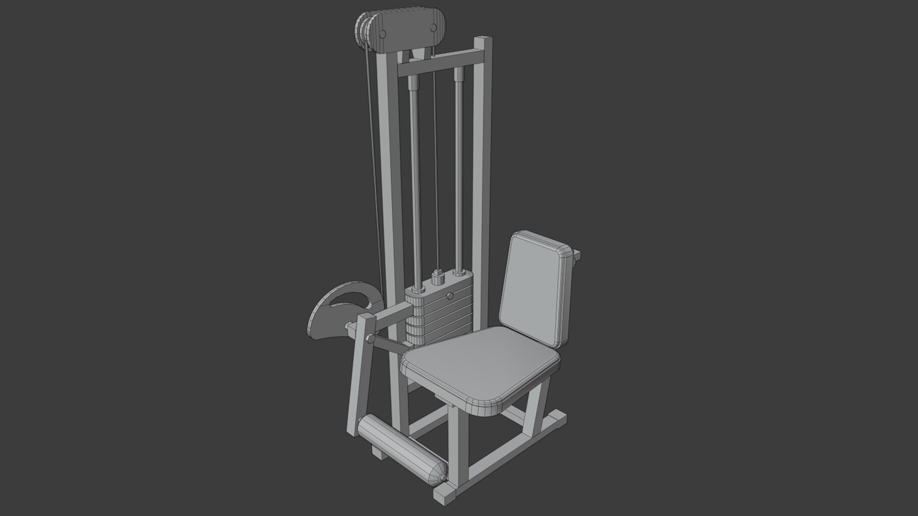 ArtStation - Leg Extension Machine | Game Assets