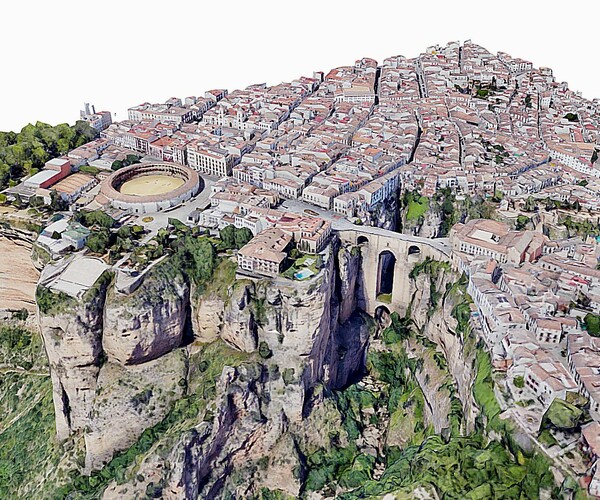 ArtStation - Ronda-bridge-cliff | Resources