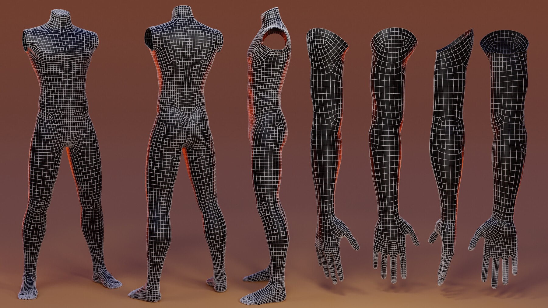 ArtStation - Male base M_410 | Resources