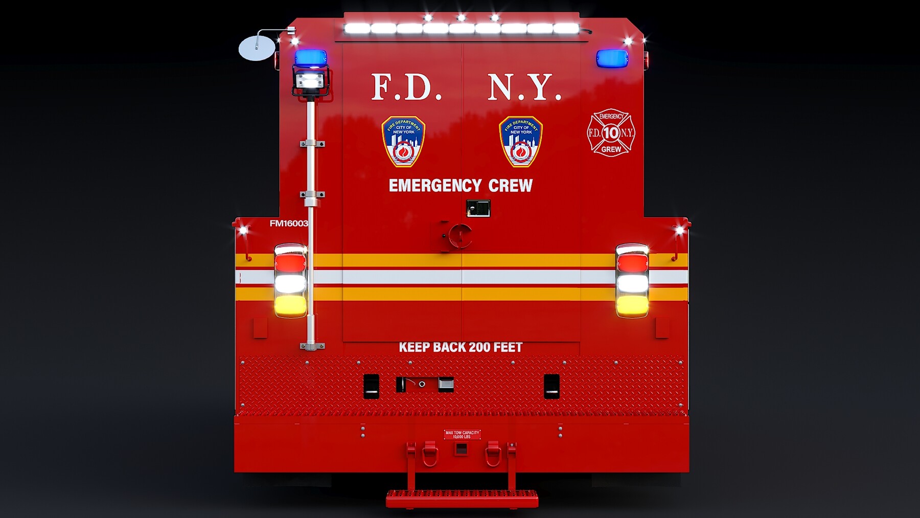 ArtStation - FDNY Emergency CREW | Game Assets