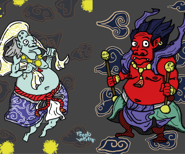 ArtStation - Fujin & Raijin | Artworks