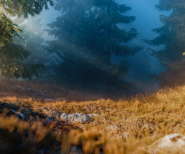 ArtStation - Wild Lands - C4D & Octane / Project File (ACES) | Resources