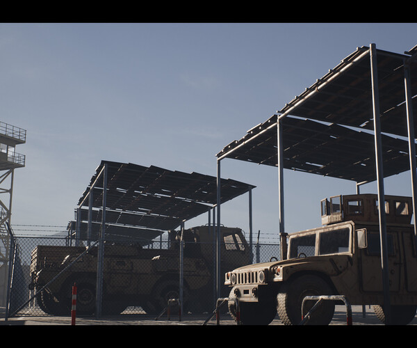 ArtStation - Military Base Megapack | Game Assets