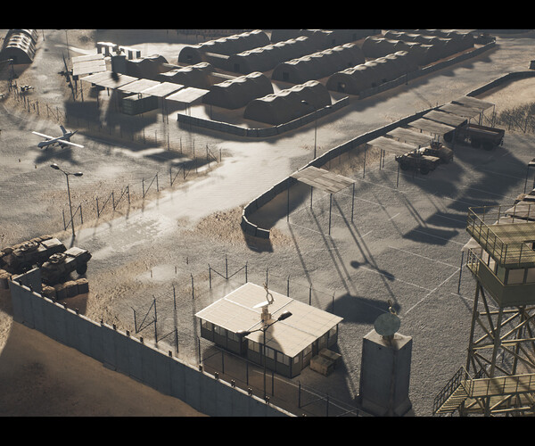 ArtStation - Military Base Megapack | Game Assets