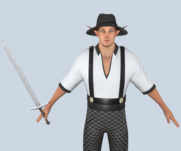 ArtStation - Elf Merchant | Game Assets