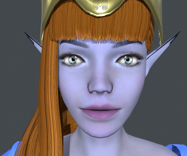 ArtStation - Elf lady | Game Assets