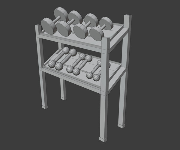 ArtStation - Weight Rack | Game Assets