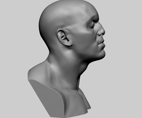 ArtStation - Male Head F | Resources