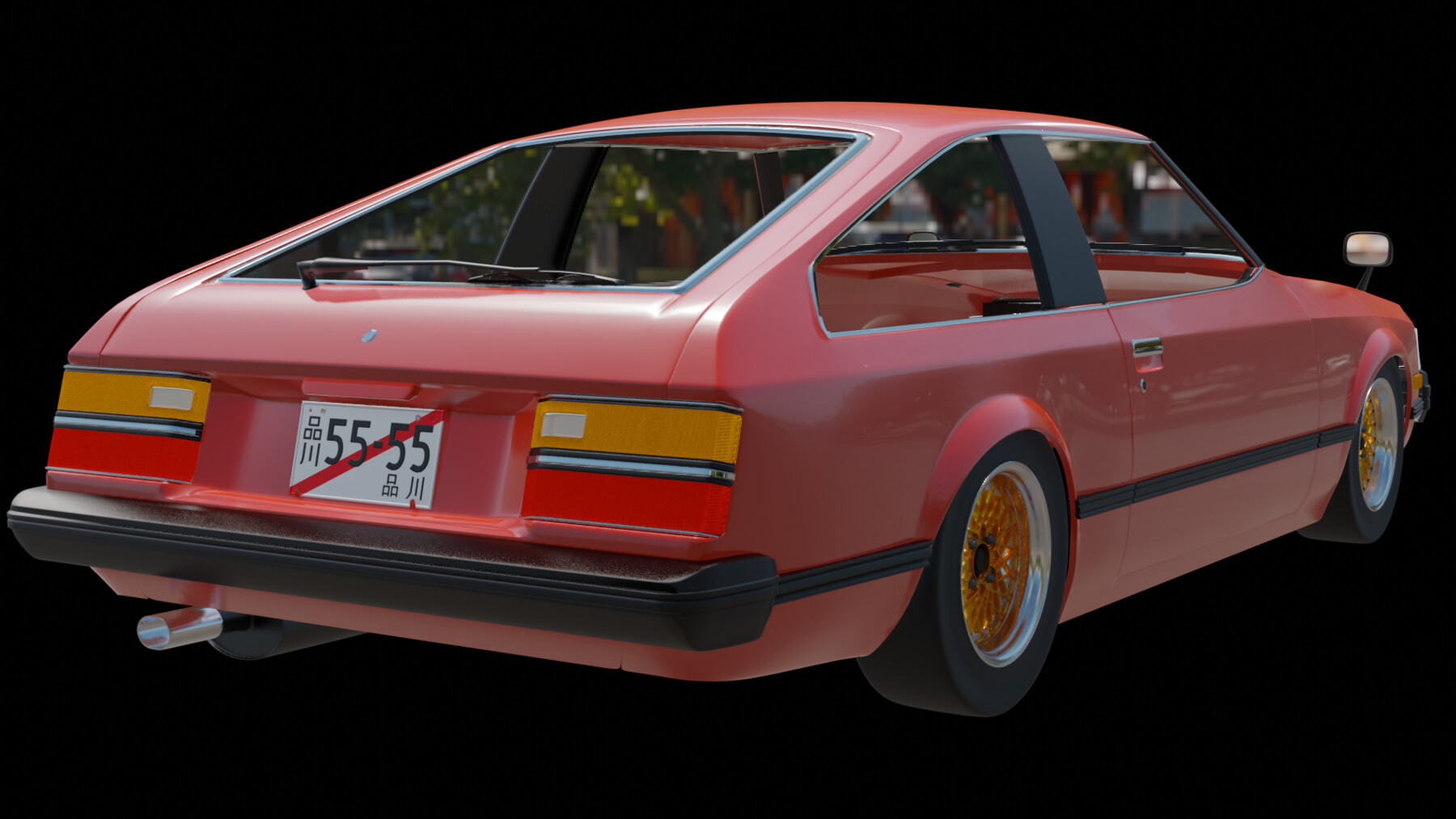 ArtStation - TOYOTA CELICA A40 solid body Supra MkI wheel +2 | Game Assets