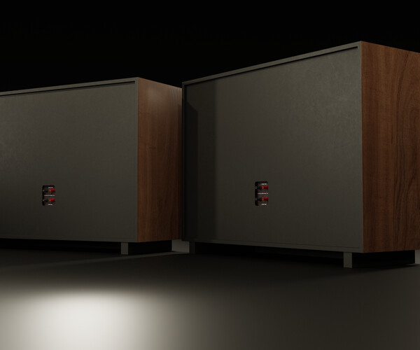ArtStation - JBL 4350 Studio Monitors in Blue | Resources
