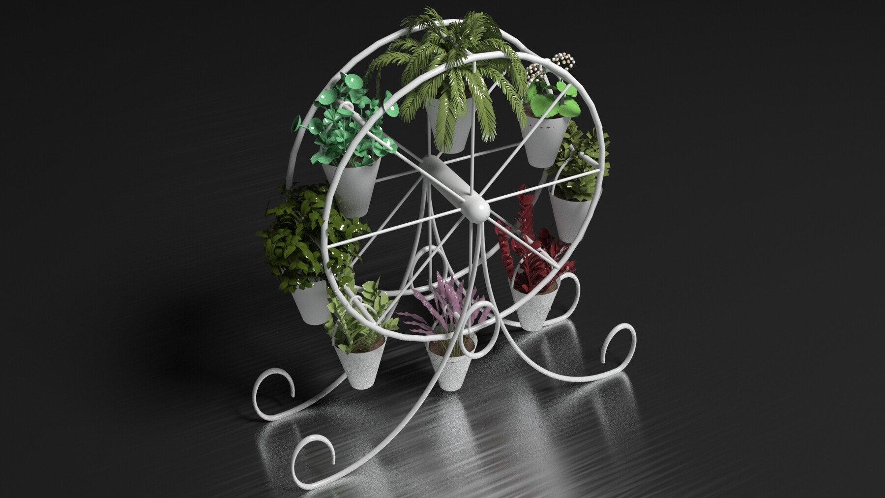 ArtStation - Decorative Flower Stand | Resources