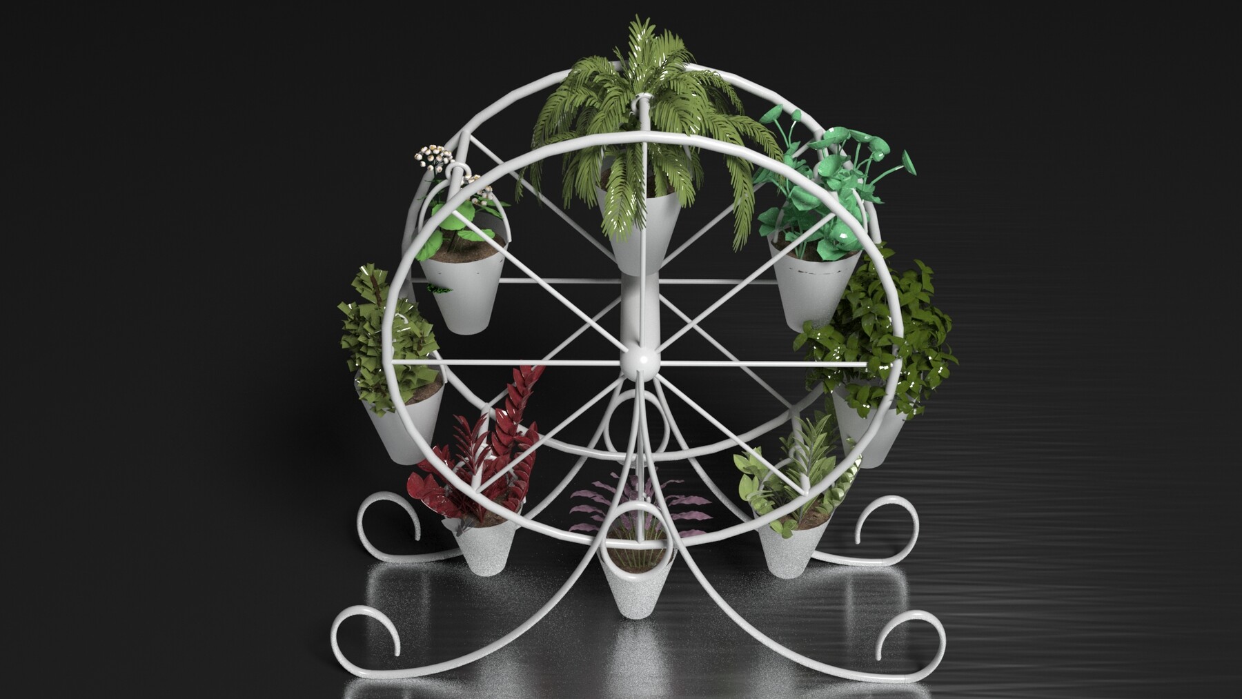 ArtStation - Decorative Flower Stand | Resources