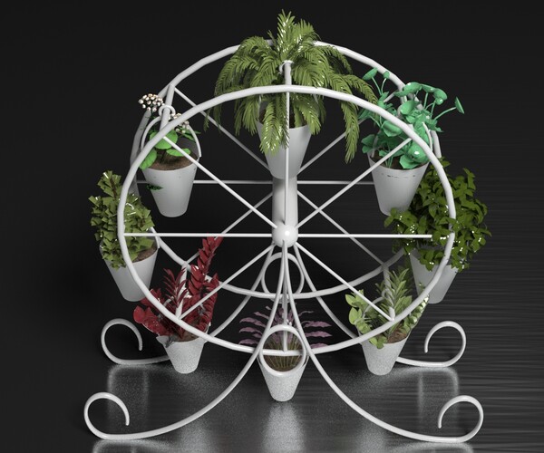 ArtStation - Decorative Flower Stand | Resources