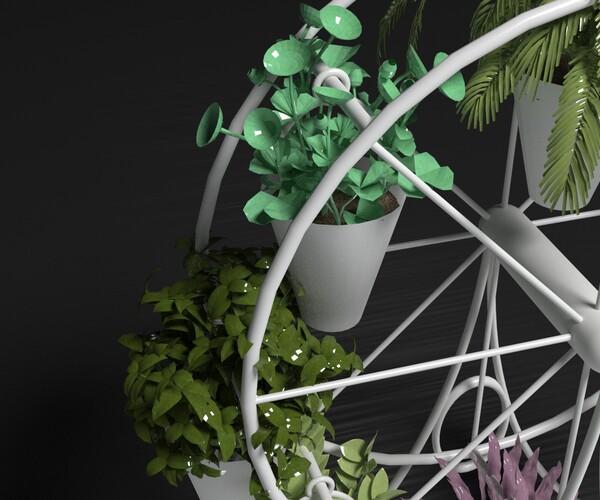ArtStation - Decorative Flower Stand | Resources
