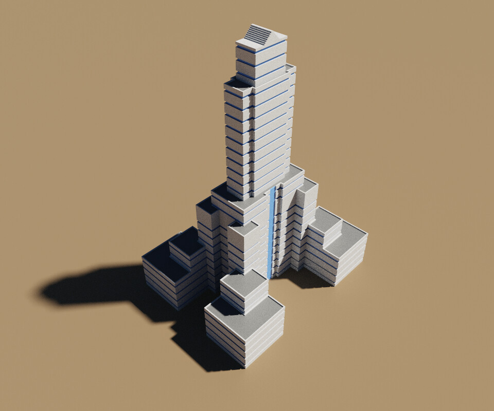 ArtStation - voxel city building | Game Assets