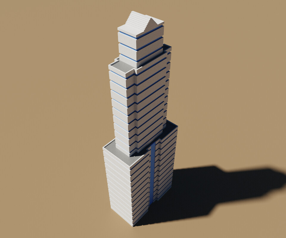 ArtStation - voxel city building | Game Assets