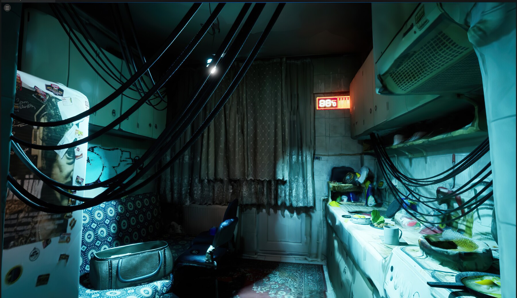 ArtStation - Cyberpunk Room Scene | Game Assets