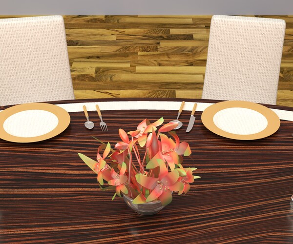 ArtStation - Dinner Table 4K | Resources