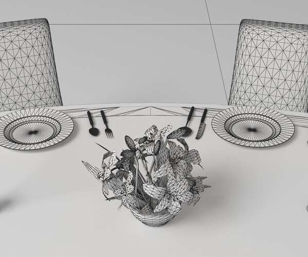 ArtStation - Dinner Table 4K | Resources
