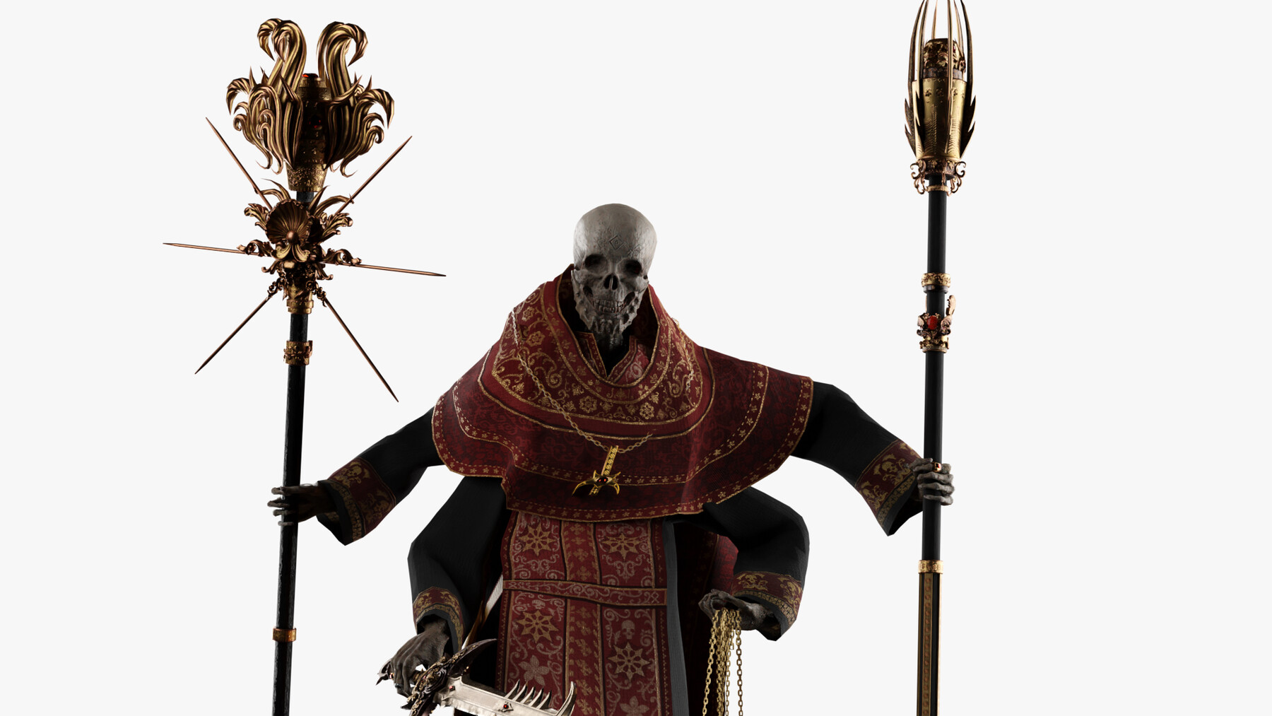 ArtStation - Undead Priest / Necromancer | Game Assets