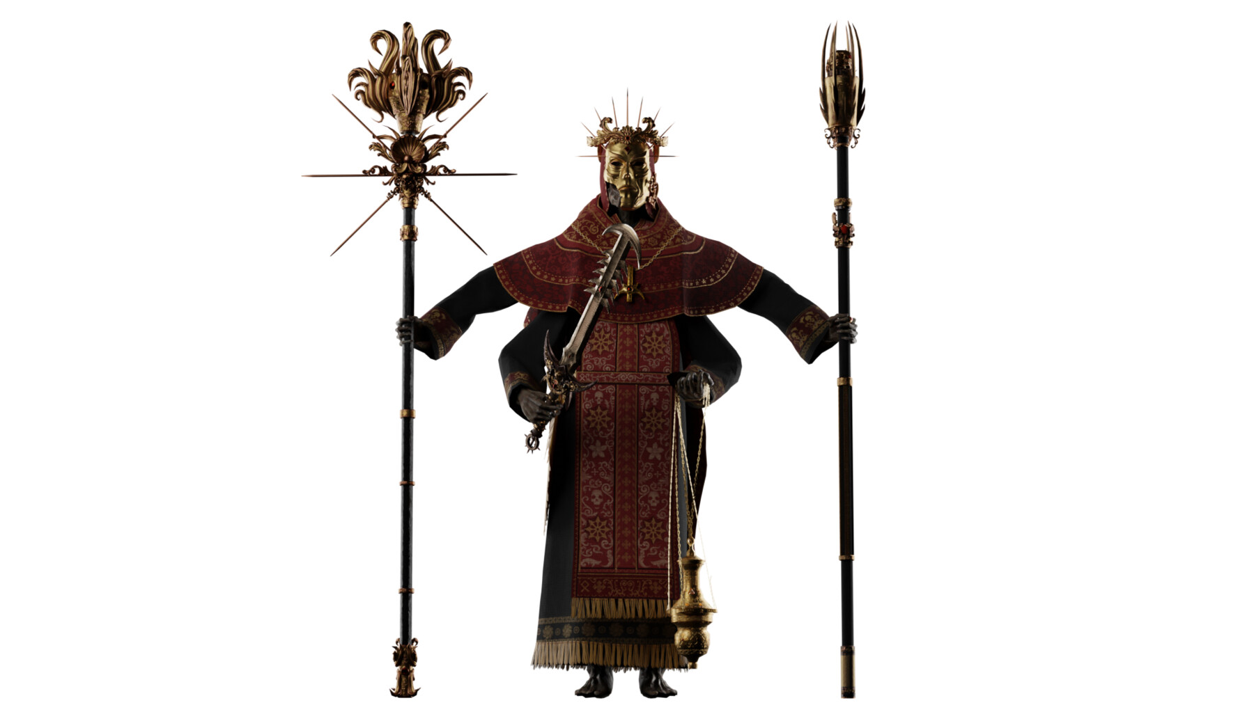 ArtStation - Undead Priest / Necromancer | Game Assets