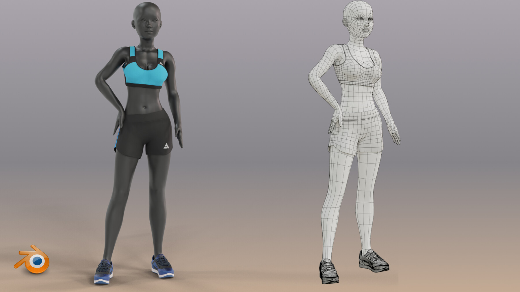 ArtStation - Woman mannequin V2 Rigged | Game Assets