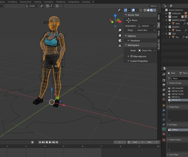 ArtStation - Woman mannequin V2 Rigged | Game Assets