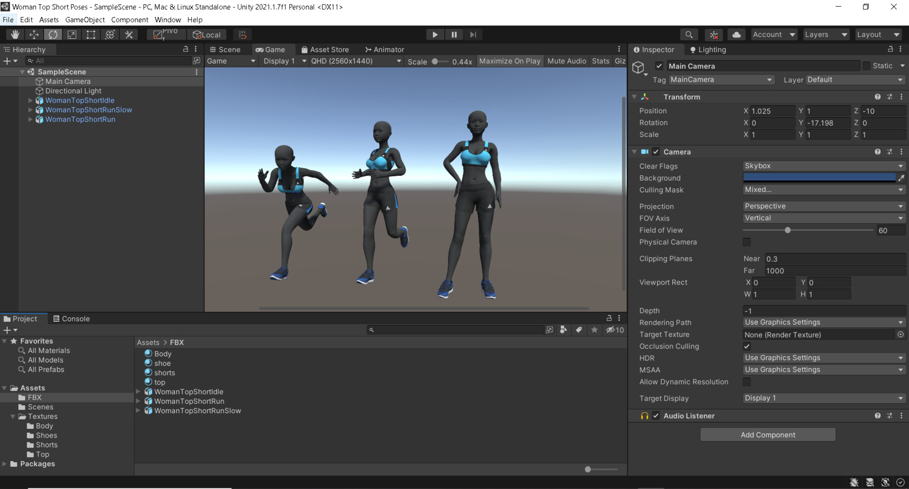 ArtStation - Woman mannequin V2 Rigged | Game Assets