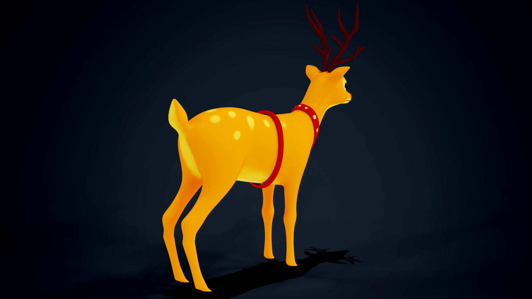 ArtStation - Rigged Cartoon Deer Blender / Unity | Game Assets