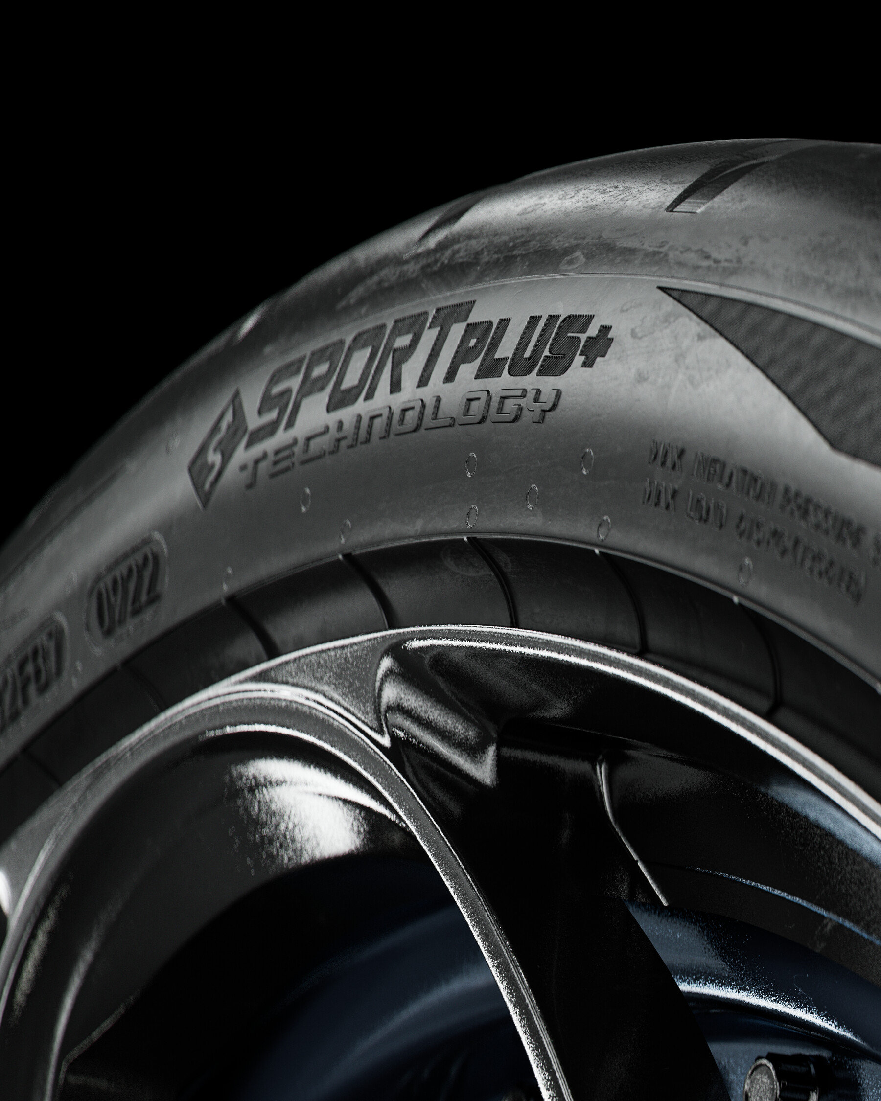 ArtStation - Continental Extreme Contact Force • 345/30 ZR19 109W (Real ...