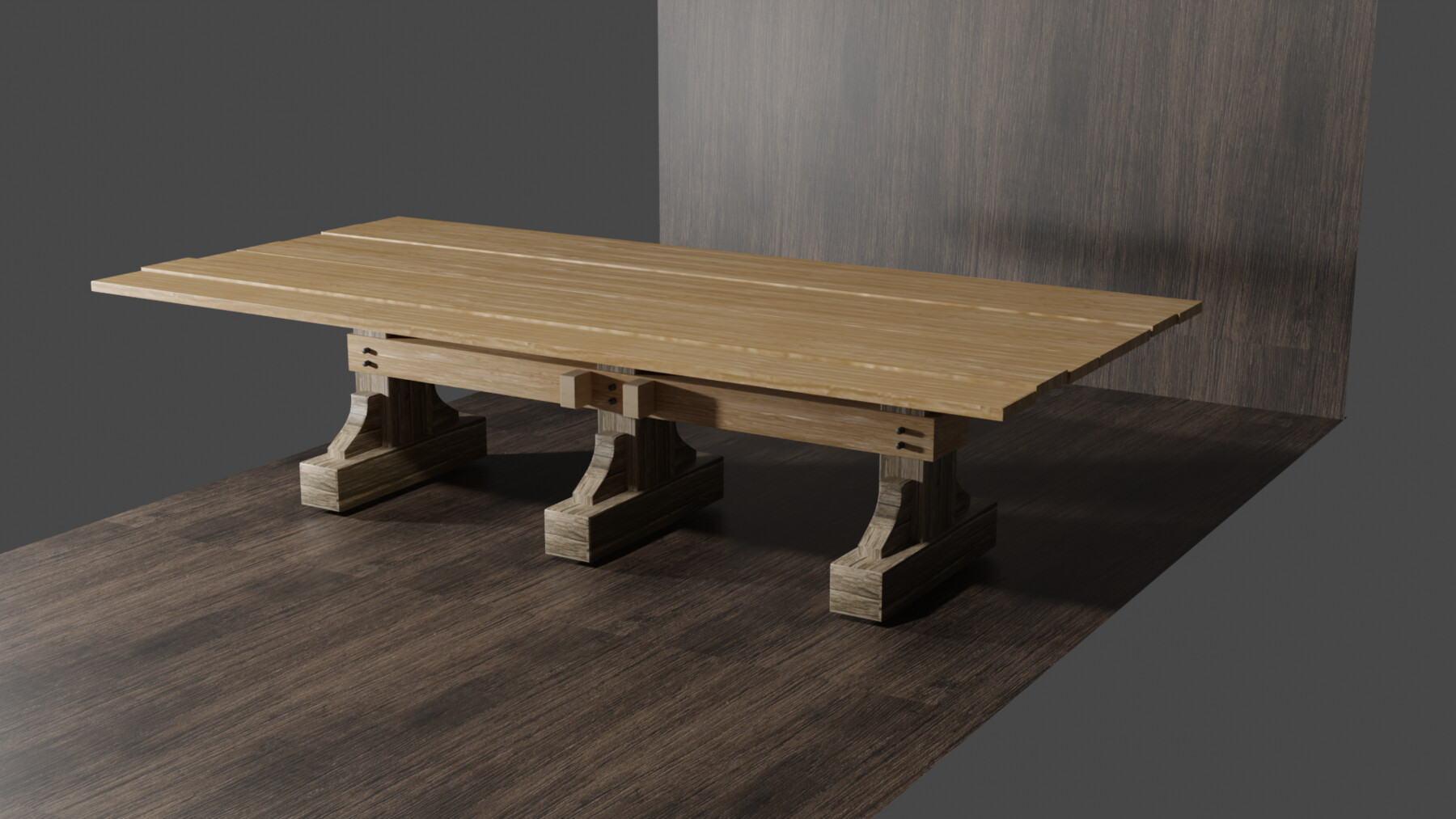 ArtStation - Medieval Table | Game Assets
