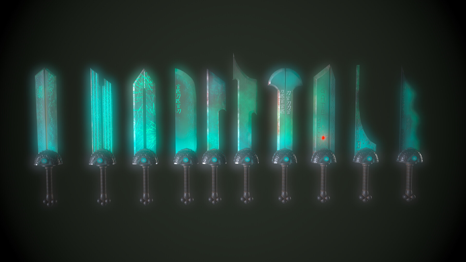 ArtStation - Low poly swords pack | Game Assets